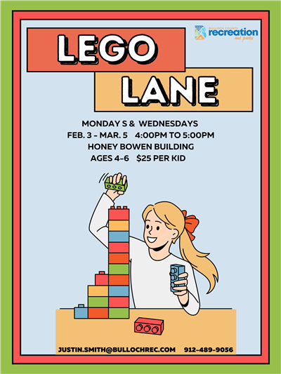 Bulloch County Recreation and Parks: Lego Lane